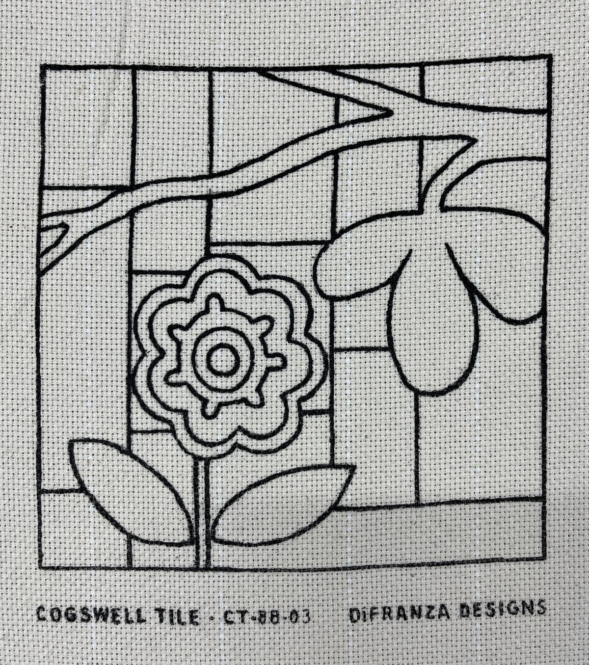 Discount Patterns - Cogswell Tile, on monk's cloth– Green Mountain ...