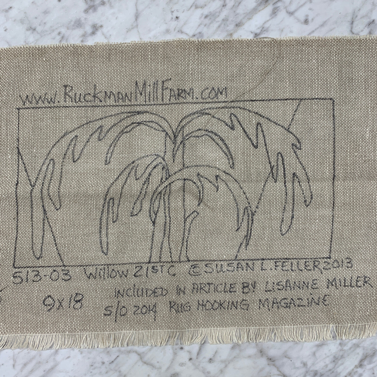 Discount Patterns - 21st Century Willow, on mixed linen– Green Mountain ...