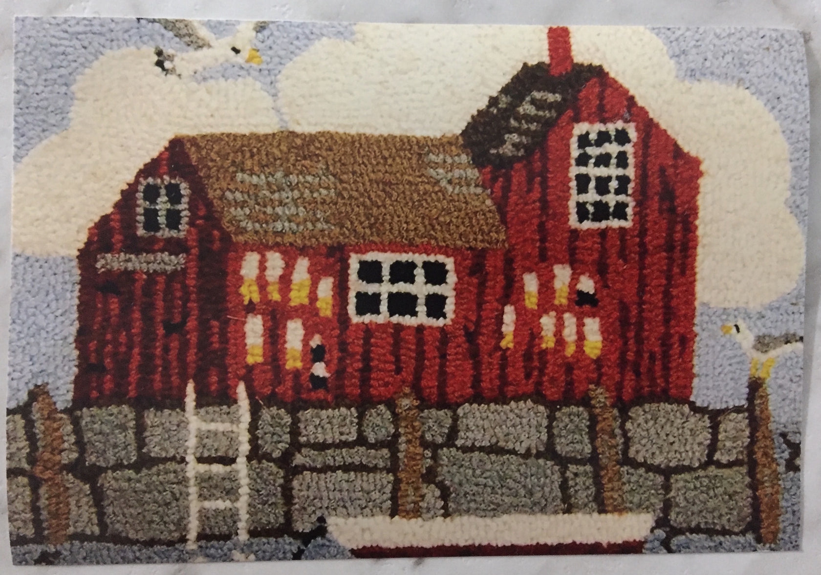 Kit - Fishing Shack – Green Mountain Hooked Rugs